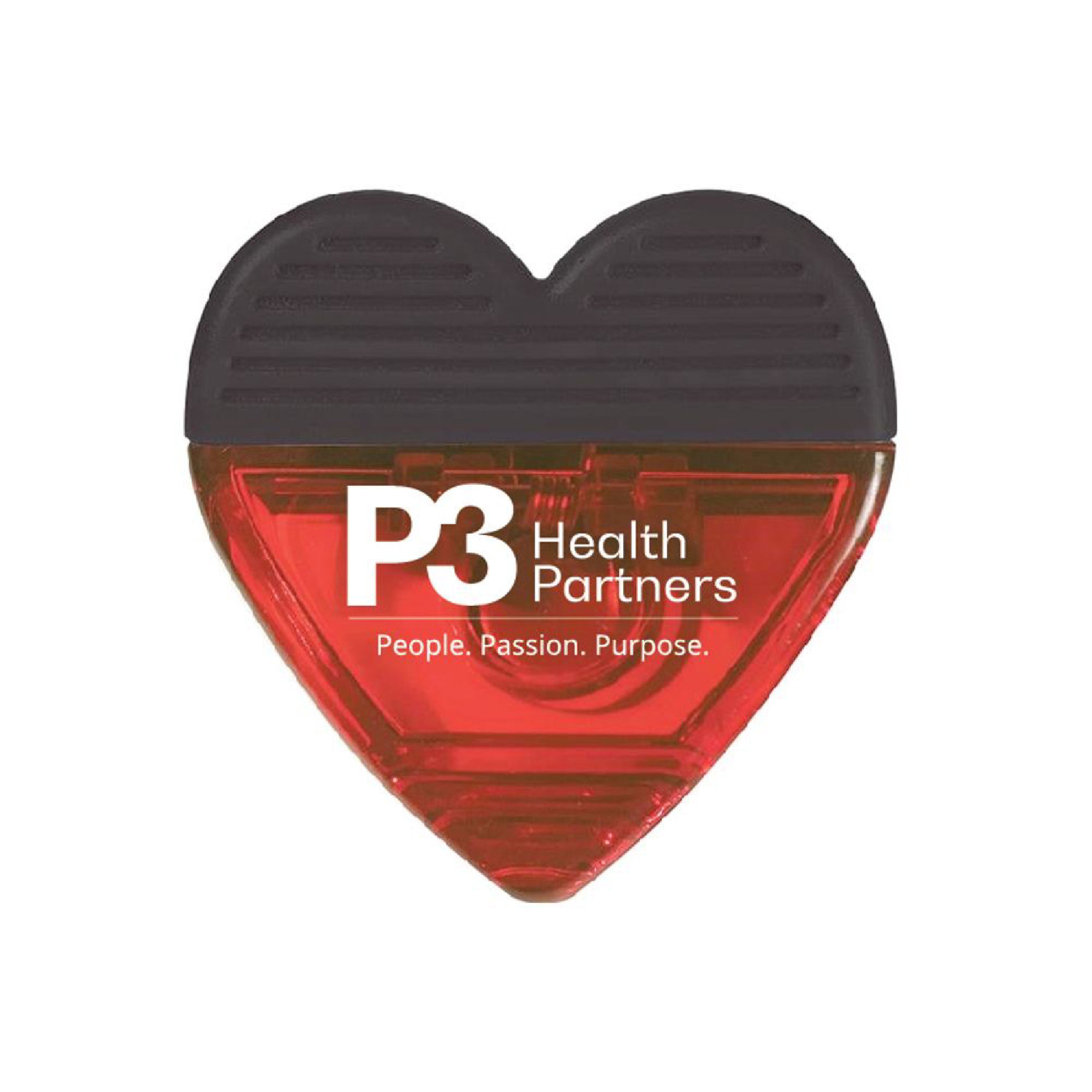 Heart Magnetic Memo Clip – P3 Health Partners Store